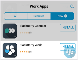 Activate BlackBerry Work Android